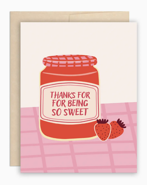 The Beautiful Project Thank You For Being Sweet Card – Shop Harrow